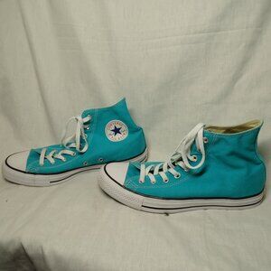 Converse | Shoes | Turquoise Hightop Converse All Star Women 1 Men 9 ...